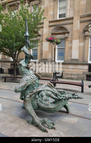 Dundee Dragon Sculpture, Scotland; UK Stock Photo - Alamy