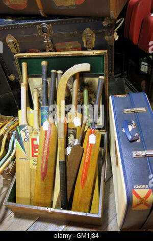 old Cricket Bat Stock Photo - Alamy