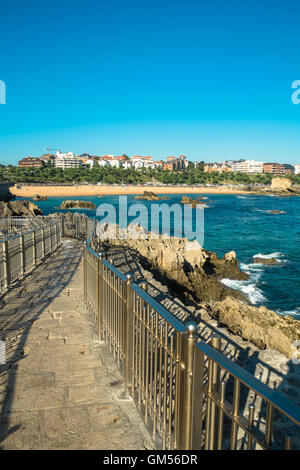 The town of Santander and its bay as seen from one of its viewpoints ...