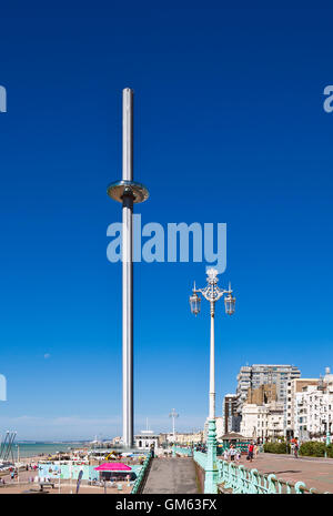 Brighton sky with lamp Stock Photo - Alamy