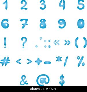 Set of signs dollar sign, percent symbol, stylized gold and orange ...