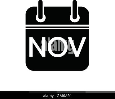 Calendar abstract icon. Simple illustration of calendar abstract vector ...