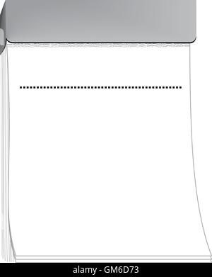 blank tear off calendar Stock Photo - Alamy