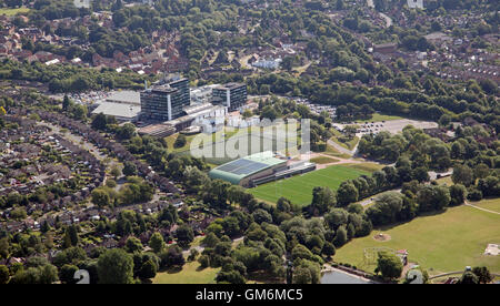 aerial view of Derby University Stock Photo - Alamy