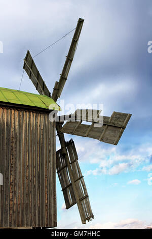 Big wooden windmill Stock Photo - Alamy