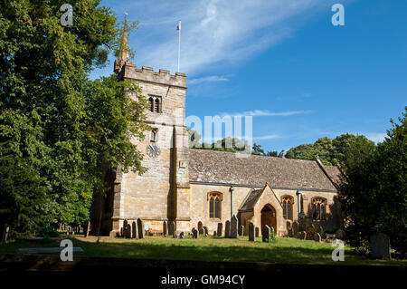 The church of St James the Great at Birlingham, Worcestershire, England ...