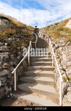 The Cat and Dog steps, Roker, Sunderland, Tyne and Wear, England, UK ...