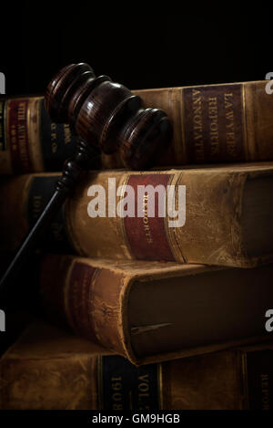 Studio shot of law books Stock Photo - Alamy