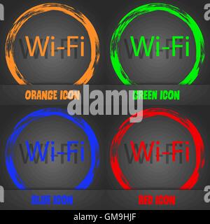 red wifi connection app Stock Vector Image & Art - Alamy