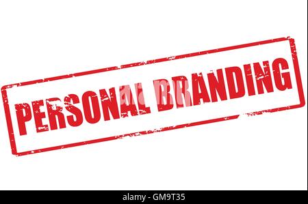 personal branding stamp. personal branding rectangular sign isolated on ...