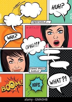 Comic Book Expressions!A set of comic book speech bubbles and ...