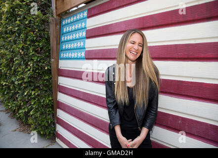 Melissa Broder poses from a portrait in Los Angeles California on May ...