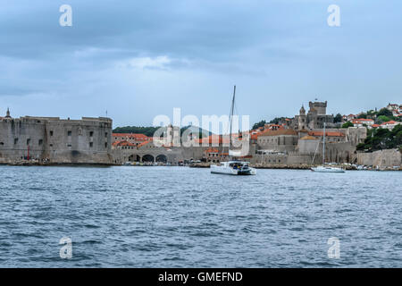 Miceta tower at Dubrovnik Old town walls, Croatia Stock Photo - Alamy