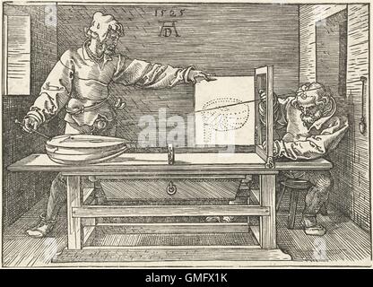 . Albrecht Durer An Artist Drawing a Seated Man 1525 An important ...