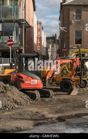 Public realm improvement works at Horsecross,Perth,Perthshire,Scotland ...
