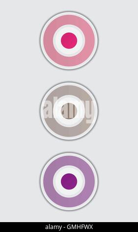 Three blank badges Stock Vector Image & Art - Alamy