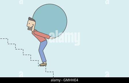 Man carrying ball Stock Vector Image & Art - Alamy