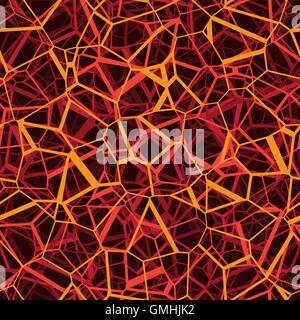 Abstract Red Background with Grid Lines, Rhomb, Template for Futuristic ...