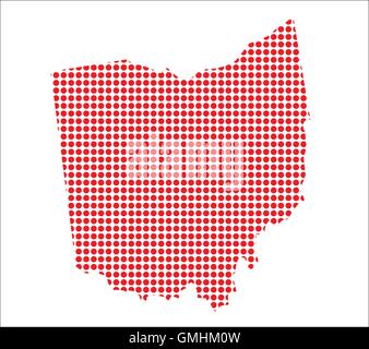Map of Ohio State USA Stock Vector Image & Art - Alamy