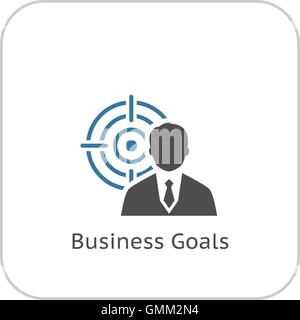 Business Goals Icon Stock Vector Image & Art - Alamy