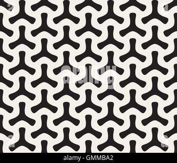 Abstract geometric background with shape of rounded rectangle pattern ...