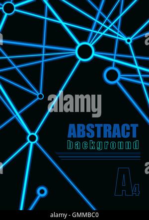 Abstract connection technology. Vector connect polygonal design. Social ...