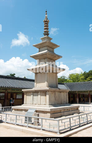 Seokgatap, Bulguksa Temple, Gyeongju, South Korea Stock Photo - Alamy