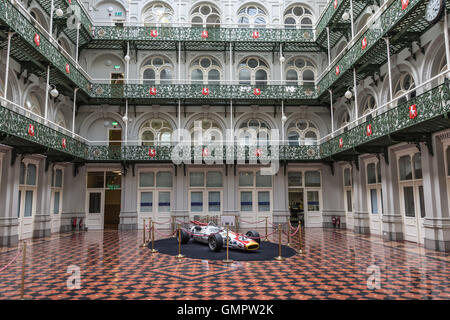Interior of the Hop Exchange with a replica of the 1966 Indianapolis ...