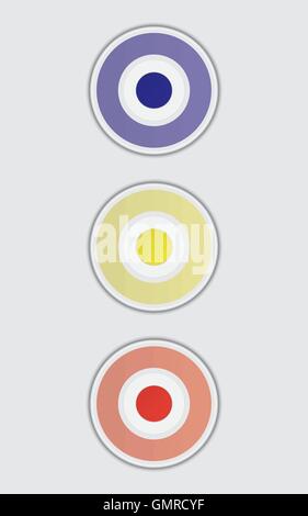 Three blank badges Stock Vector Image & Art - Alamy