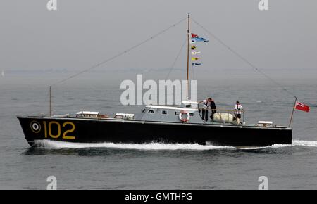 Restored RAF High Speed Launch HSL102 Docked at Portsmouth Naval ...