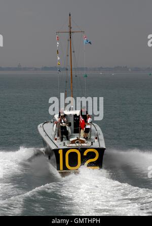 Restored RAF High Speed Launch HSL102 Docked at Portsmouth Naval ...
