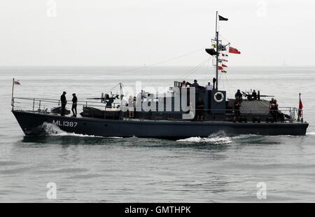 The WWII Harbour Defence Motor Launch (HDML) ML 1387 HMS Medusa, and ...