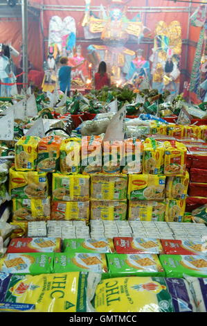 food offering to King of Hades, during Hungry Ghost Festival Stock ...