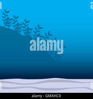 seabed landscape isolated icon Stock Vector Image & Art - Alamy