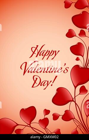 Valentines Day Greeting Card Stock Vector Image & Art - Alamy