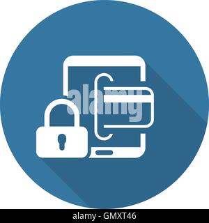 Secure Transactions Icon. Flat Design Stock Vector Image & Art - Alamy