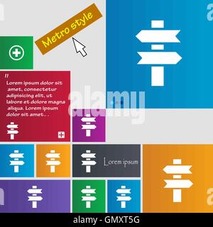 line directs icon sign. buttons. Modern interface website buttons with cursor pointer. Vector ...