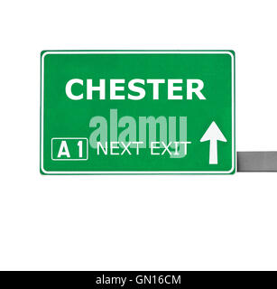 Green Road Sign - Chester, England Stock Photo - Alamy