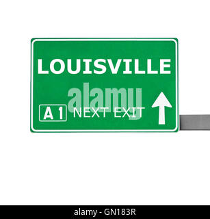 KENTUCKY road sign isolated on white Stock Photo - Alamy