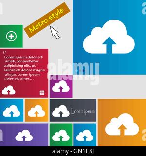 Backup icon sign. buttons. Modern interface website buttons with cursor pointer. Vector ...