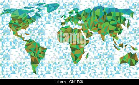 world map structure Stock Vector Image & Art - Alamy