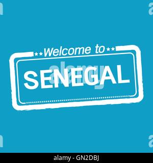 welcome to Senegal stamp Stock Vector Image & Art - Alamy