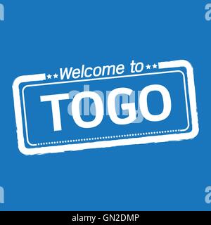 Togo country welcome sign or stamp. Vector illustration Stock Vector ...