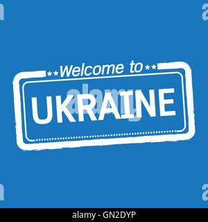 welcome to Ukraine stamp Stock Vector Image & Art - Alamy