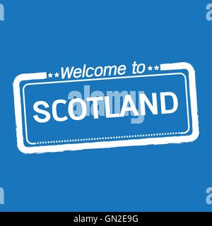 welcome to Scotland stamp Stock Vector Image & Art - Alamy
