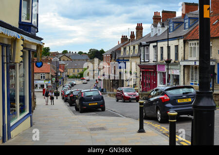 Tudor houses of Pickering Village Stock Photo - Alamy