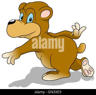 running bear cartoon Stock Vector Image & Art - Alamy
