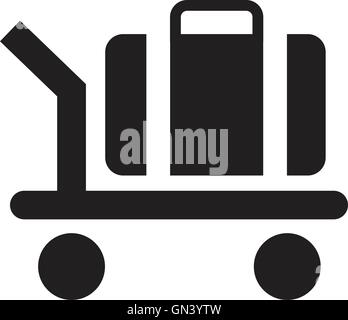 travel handbag accessory handle element icon Stock Vector Image & Art ...