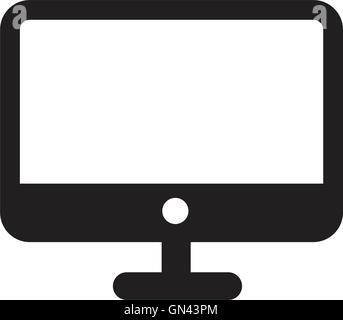 desktop computer tech device icon Stock Vector Image & Art - Alamy