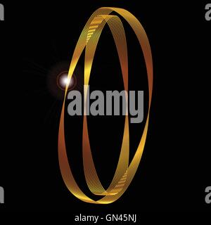 golden number zero Stock Vector Image & Art - Alamy